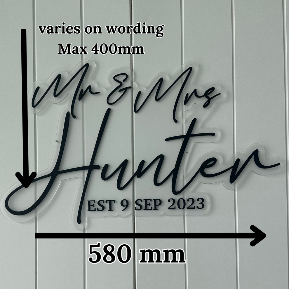 Layered Acrylic Sign – JLF Co.