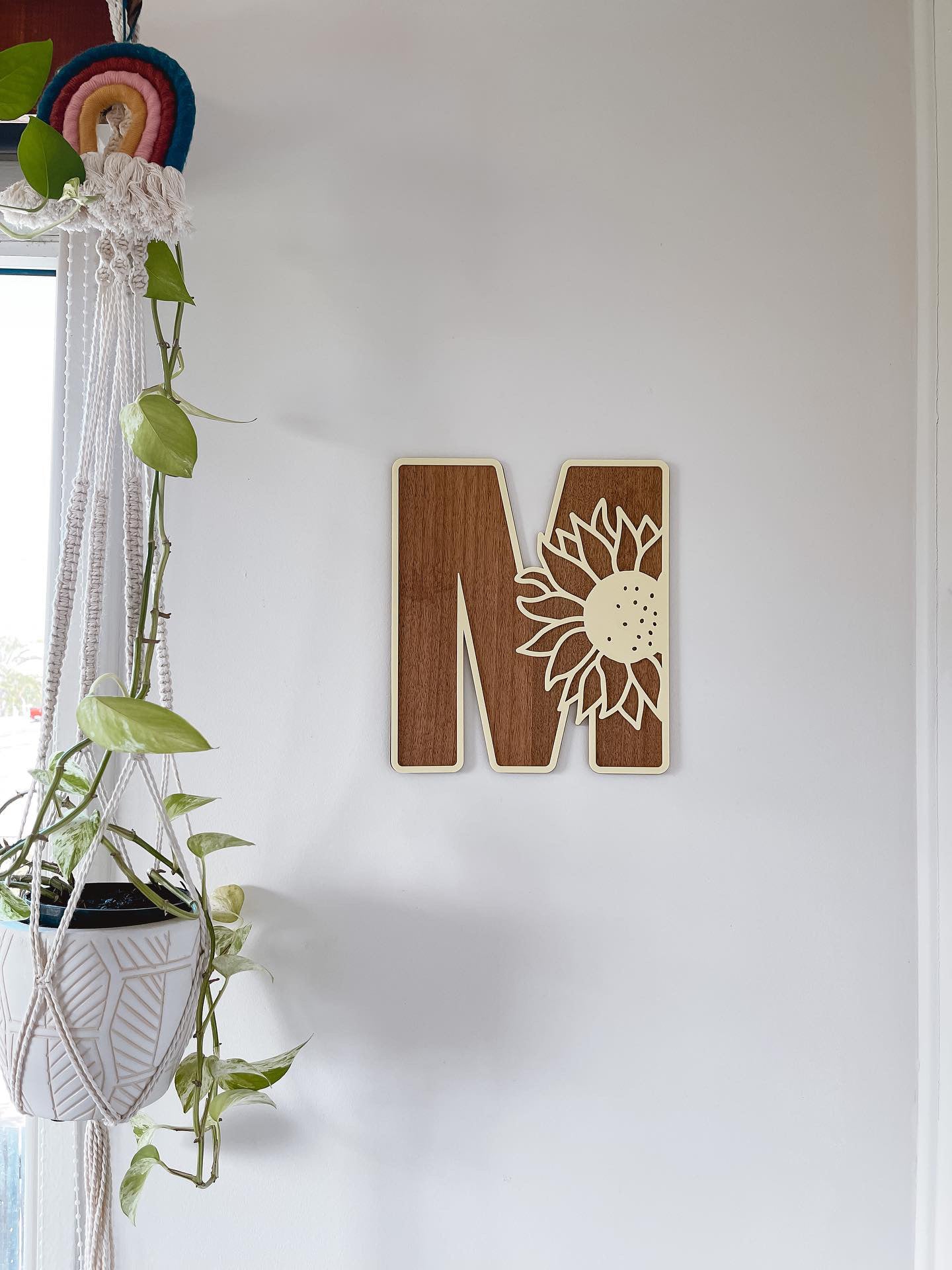 Sunflower Wall Letters | Wall Plaques – JLF Co.
